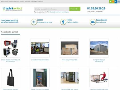 Techni-Contact : Vente et devis en ligne de 200.000 équipements pros