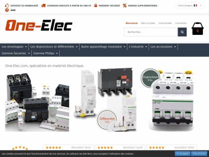 One-Elec.com : Vente en ligne de matériel électrique de marques renommées
