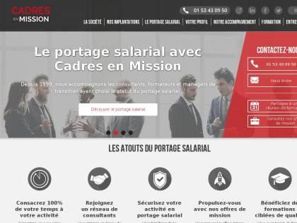 Cadres en mission : Portage salarial - freelance