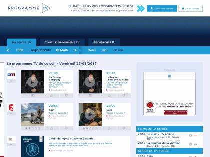 Programme TV : tout votre programme télévision simplement