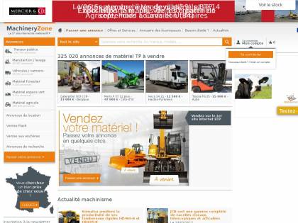 Machineryzone : Achat et vente d'engins et matériel BTP d'occasion et neufs