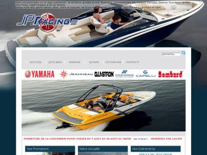 JP Racing : vente de jet ski