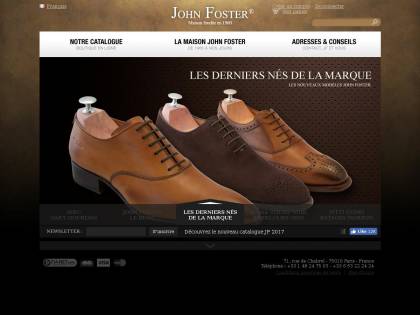John Foster : Chaussures cuir homme luxe (vente en ligne)