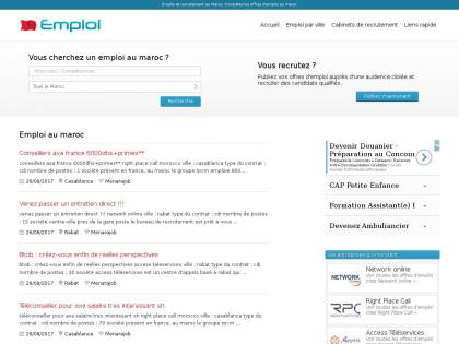 Les dernières annonces et offres d'emploi au Maroc