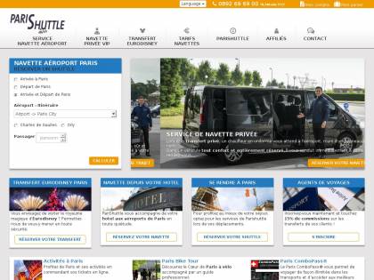 Parishuttle : taxi navette aéroport Paris Roissy CDG, Orly...