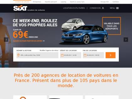 Sixt : Location de voitures et utilitaires partout dans le monde