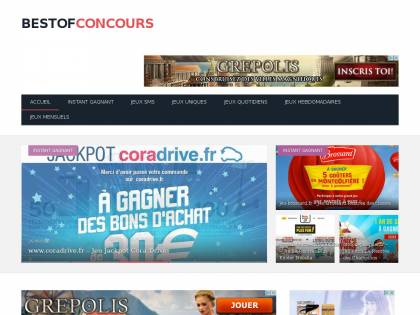 Bestofconcours : Portail des jeux concours gratuit en France