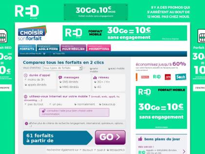 ChoisirSonForfait : Choisir son forfait - comparateur de forfaits mobile