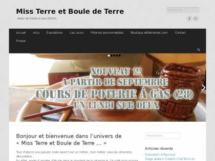 Miss Terre et Boule de Terre : Les poteries artisanales de Miss Terre