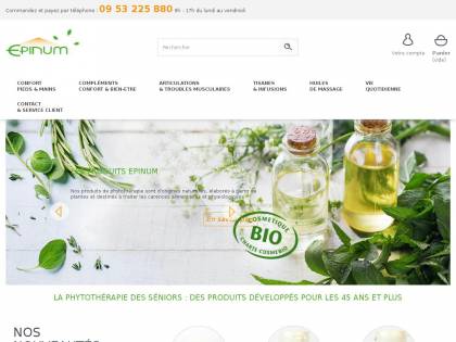 Epinum Labo : Vente de produits de phytothérapie