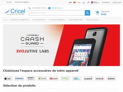 Cricel : Le spécialiste des accessoires pour Smartphone