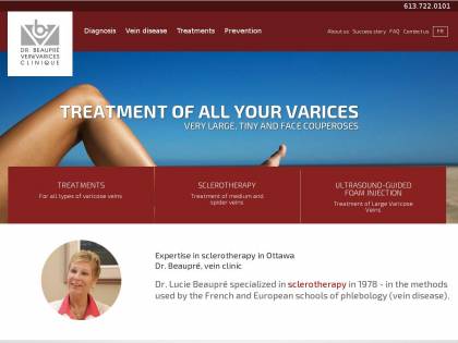 Clinique de varices Dr. Beaupré : Clinique de varices au Québec