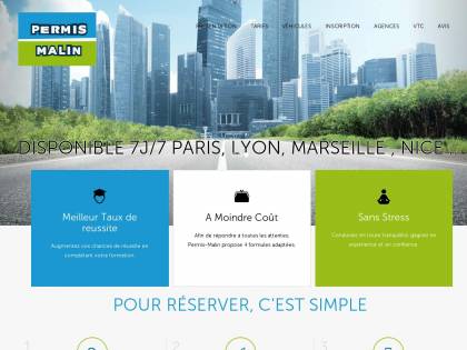 Permis Malin : Location de voiture auto-école pour les particuliers