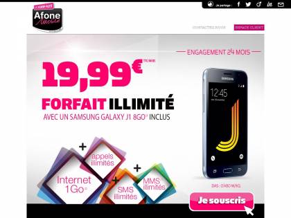 Afone : Forfait téléphonie mobile