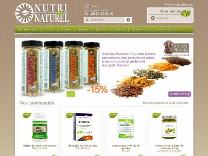 Nutri Naturel : Vente en ligne de super-aliments bio
