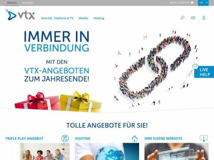 VTX Telecom : Opérateur Internet, téléphonie fixe et mobile, et hébergement